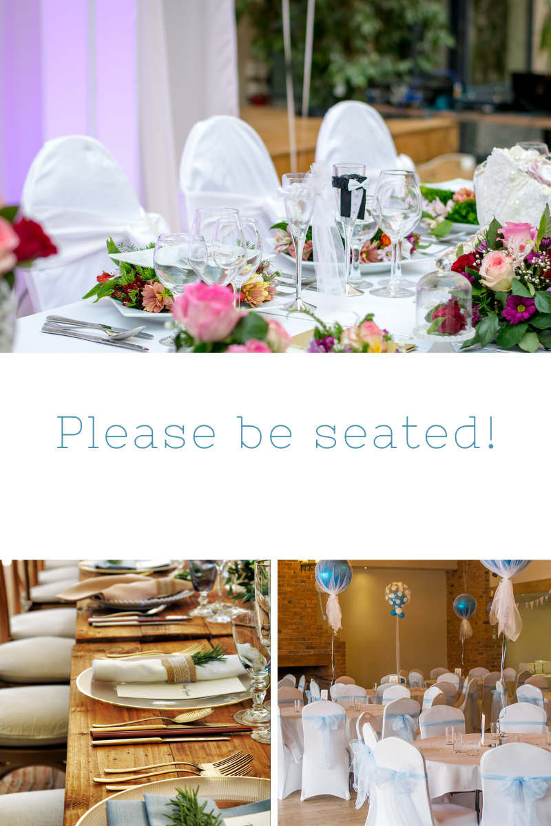 Please be seated! Seating plan information - Bucks Marquees